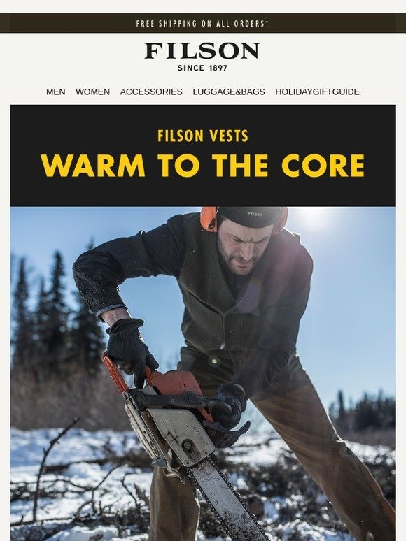 Filson: Classic Filson Vests | Milled