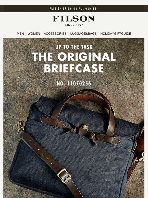 Filson: Original Briefcase: Carrying Its Weight Since 1994 | Milled
