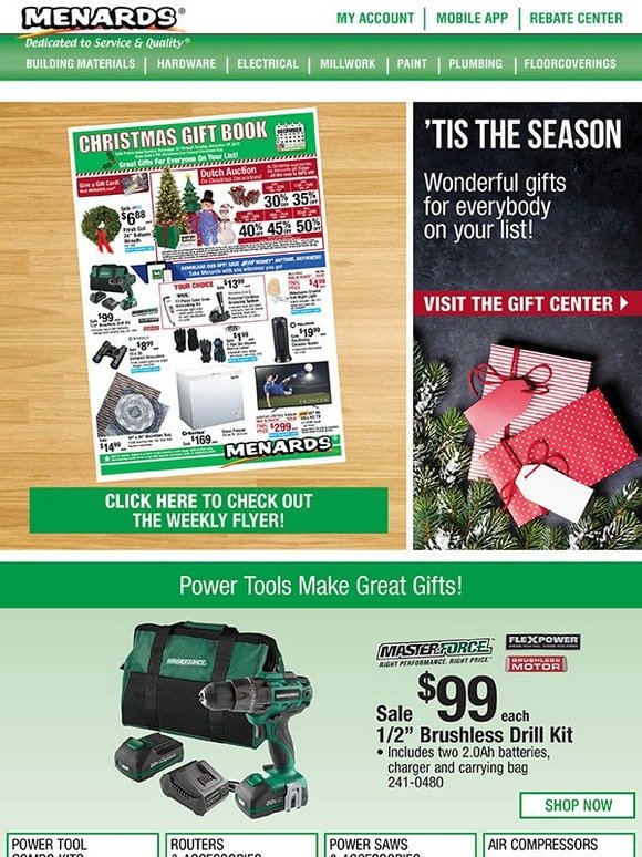 Menards: This Year’s Christmas Gift Book Is Here! | Milled