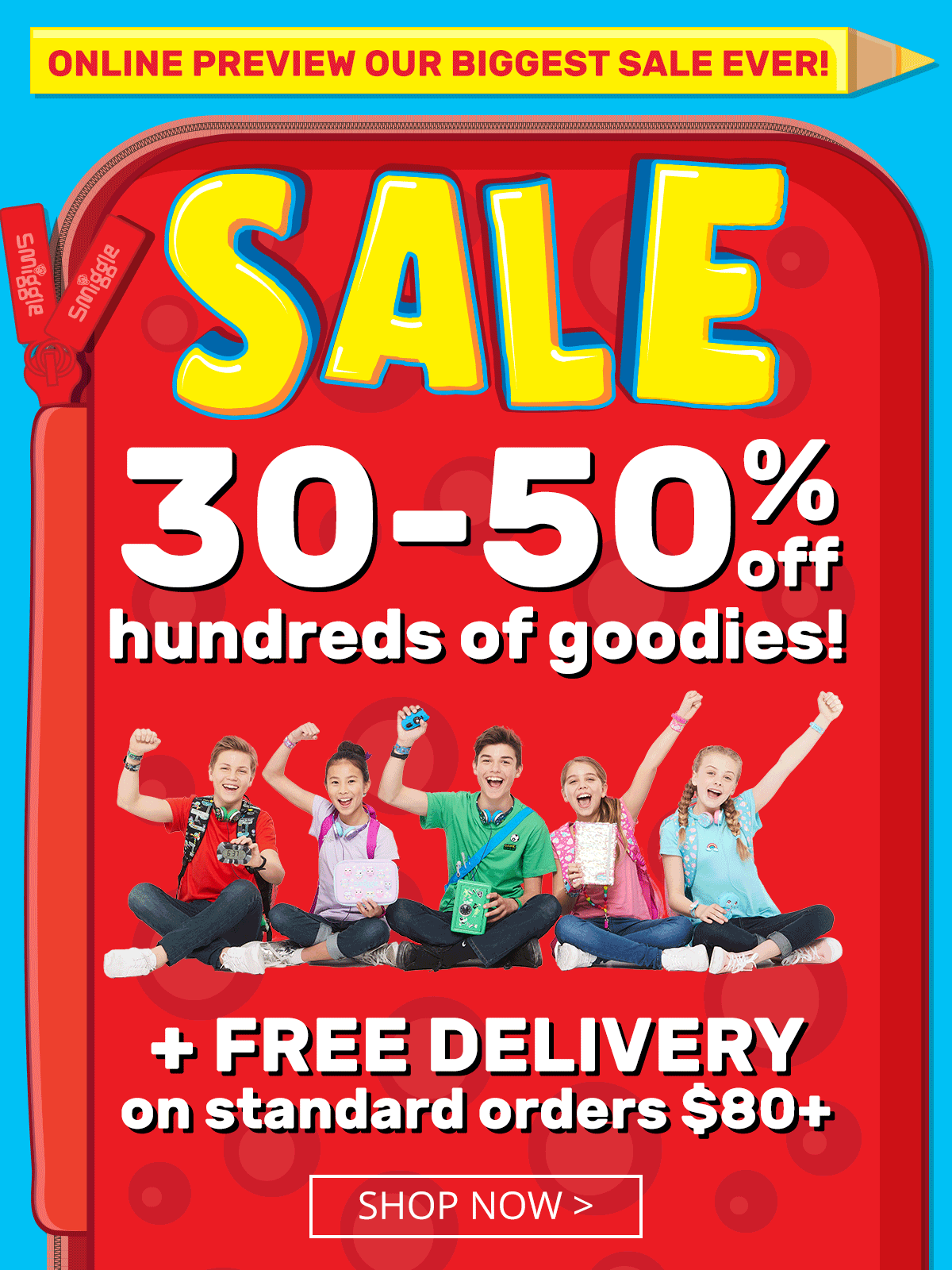 Smiggle: online preview 4 our biggest sale EVER! | Milled