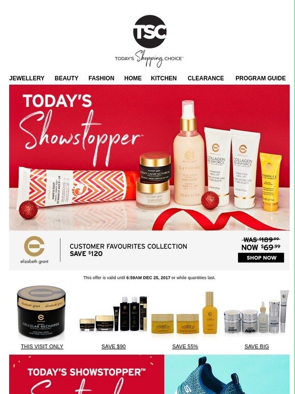 The Shopping Channel: Today's Showstopper™ - Elizabeth Grant | Milled