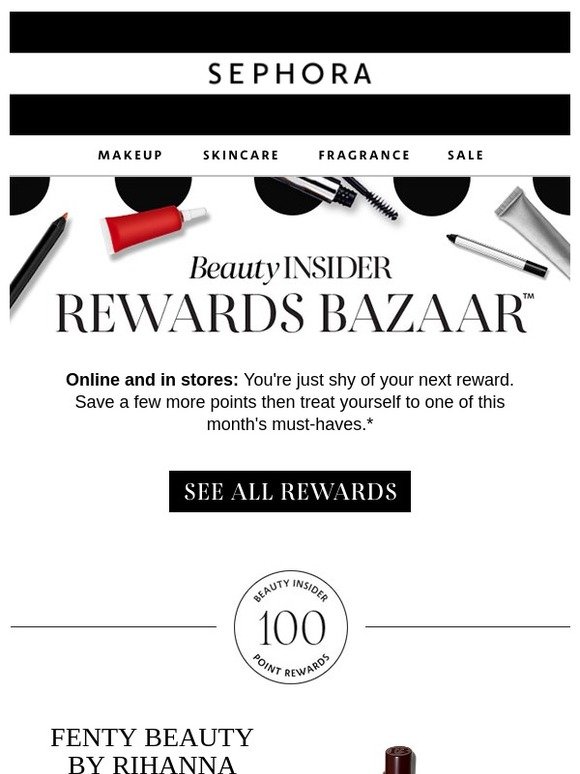 Sephora: New rewards (!!!) | Milled