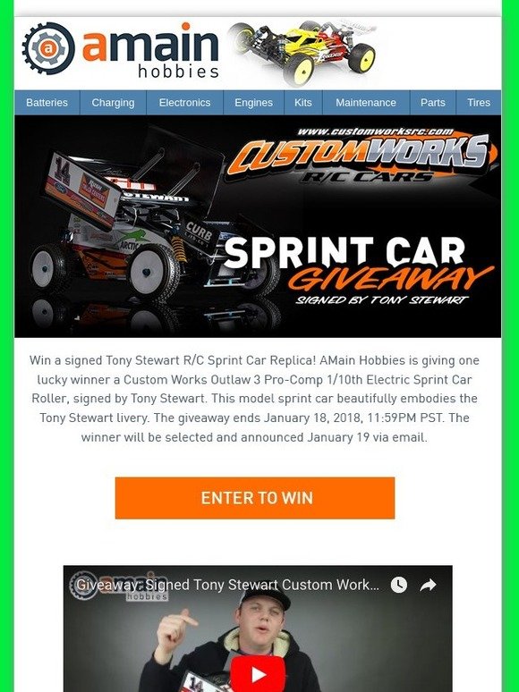 AMain Hobbies: Custom Works Outlaw 3 Giveaway | Milled