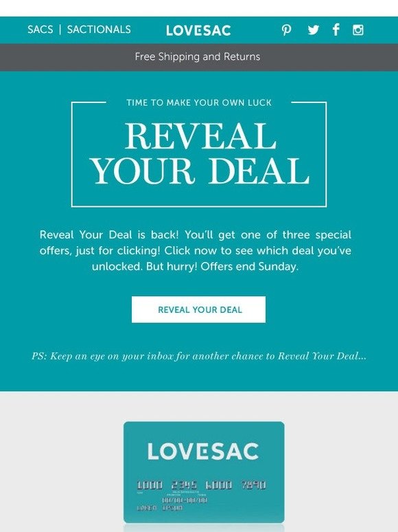 LoveSac: Reveal Your Deal is BACK | Milled