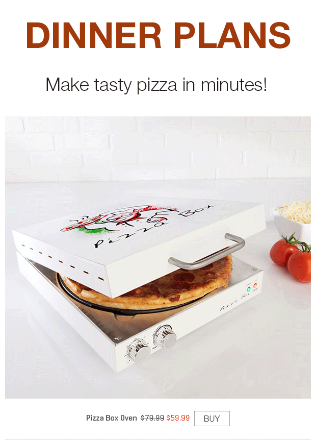 Sharper Image: Make delicious pizza with the Pizza Box Oven! | Milled
