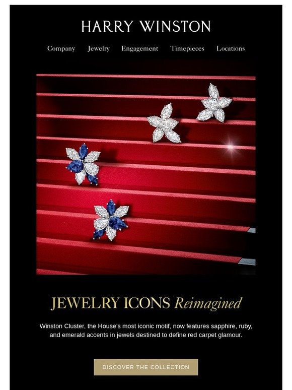 Harry Winston: Introducing Winston™ Cluster in Color | Milled