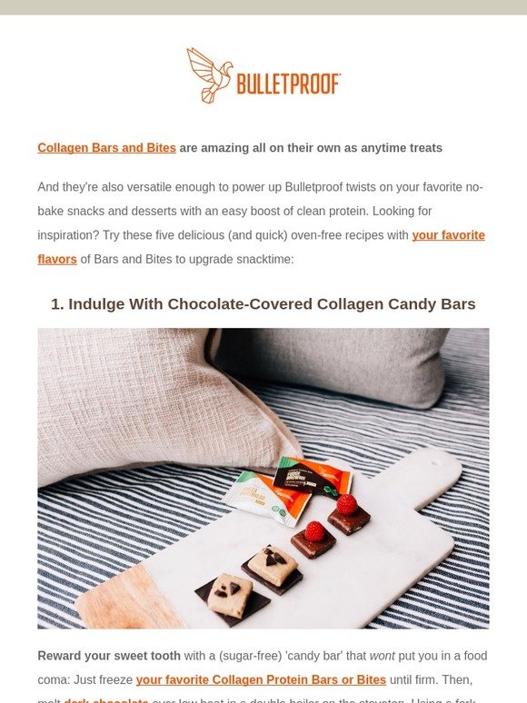 Bulletproof: 5 delicious snacks & desserts to try with Collagen Bars ...