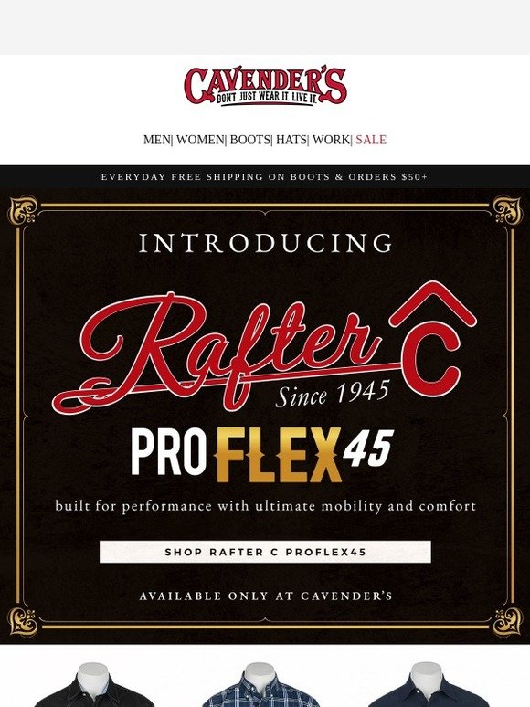 Cavender's: Introducing Rafter C ProFlex45 💪 | Milled