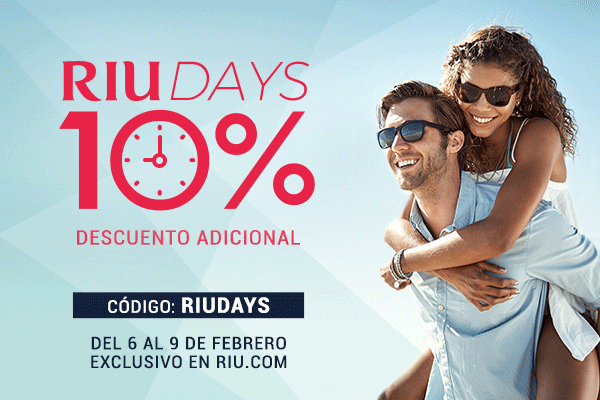 RIU Hotels & Resorts: ¡Riu Days! Nuestro 10% adicional ya está aquí ...