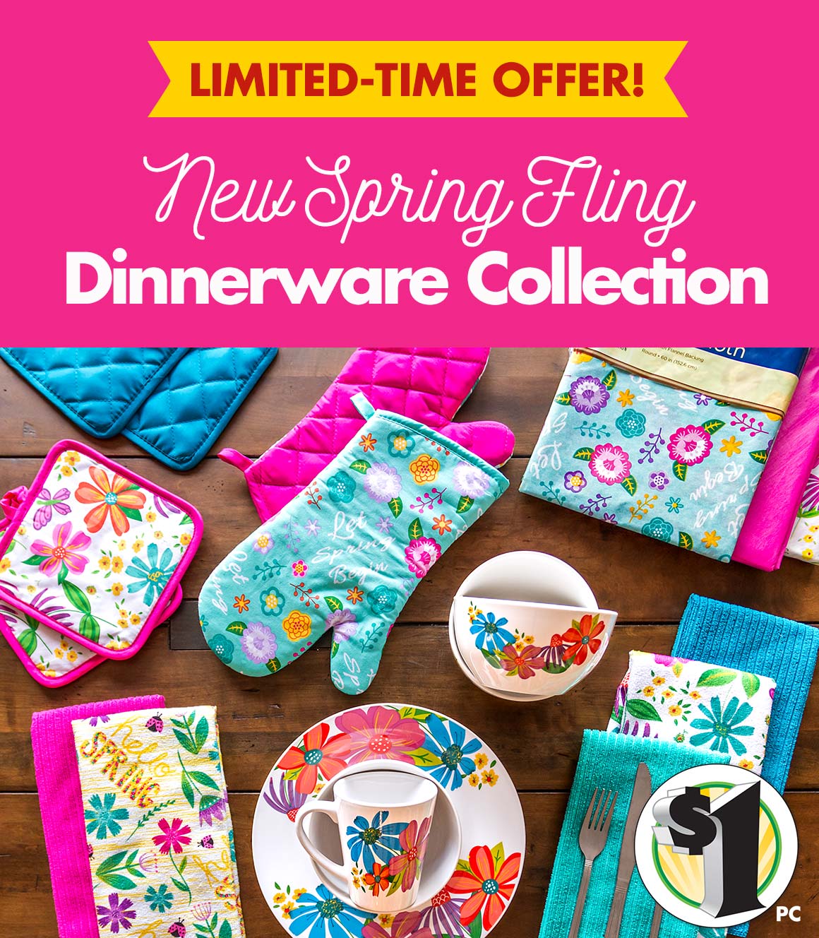 Dollar Tree: It's Time for a Fling... with Spring! | Milled