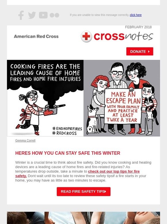 American Red Cross: February Crossnotes: Tips to stay safe this winter ...