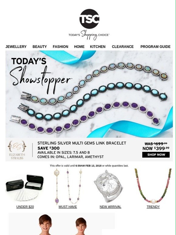 The Shopping Channel: Today's Showstopper™ - Elizabeth Strauss | Milled