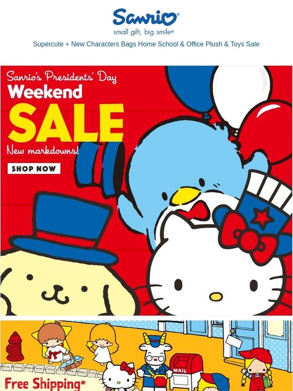 Hello Kitty: Sanrio's Presidents' Day Weekend Sale | Milled