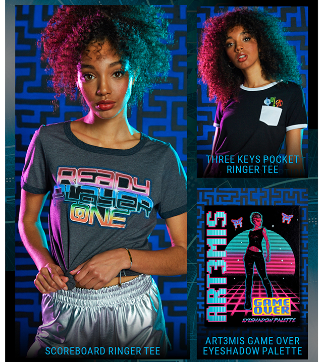 Hot Topic: A better reality awaits. Ready Player One merch is here ...
