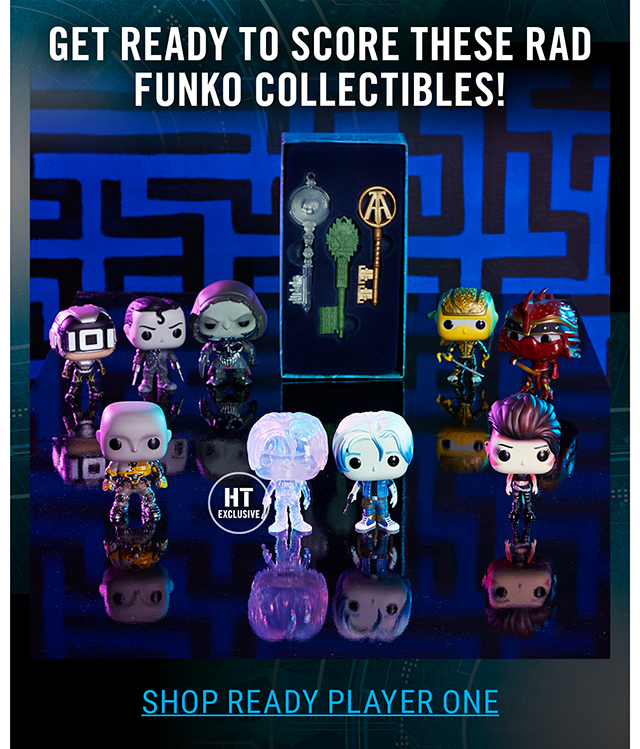 Hot Topic: A better reality awaits. Ready Player One merch is here ...