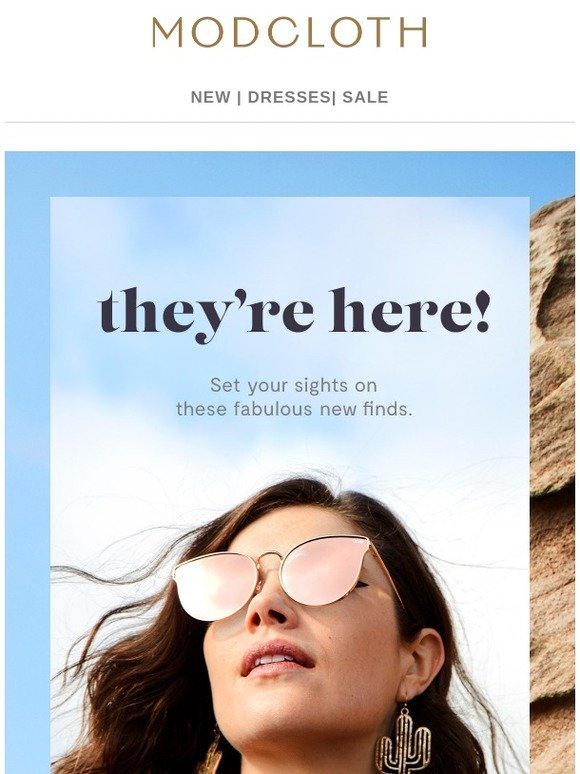 Modcloth: The future looks bright in these newly arrived styles. | Milled