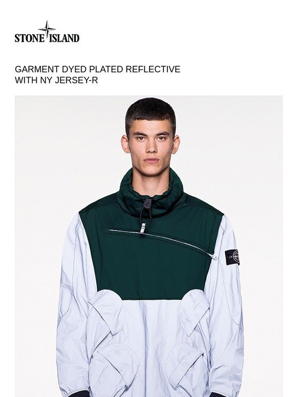 Stone Island: Garment Dyed Plated Reflective_Stone Island App Exclusive ...
