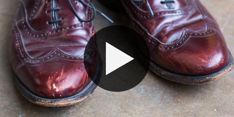 Kirby Allison's Hanger Project: How to Repair Scratched Shoes | Milled