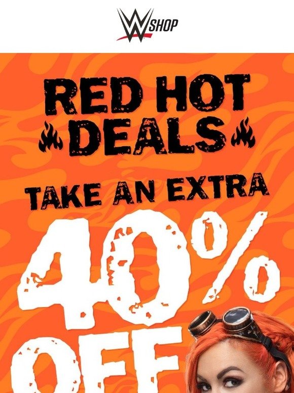 WWE Shop: Red hot deals! Extra savings on clearance. | Milled