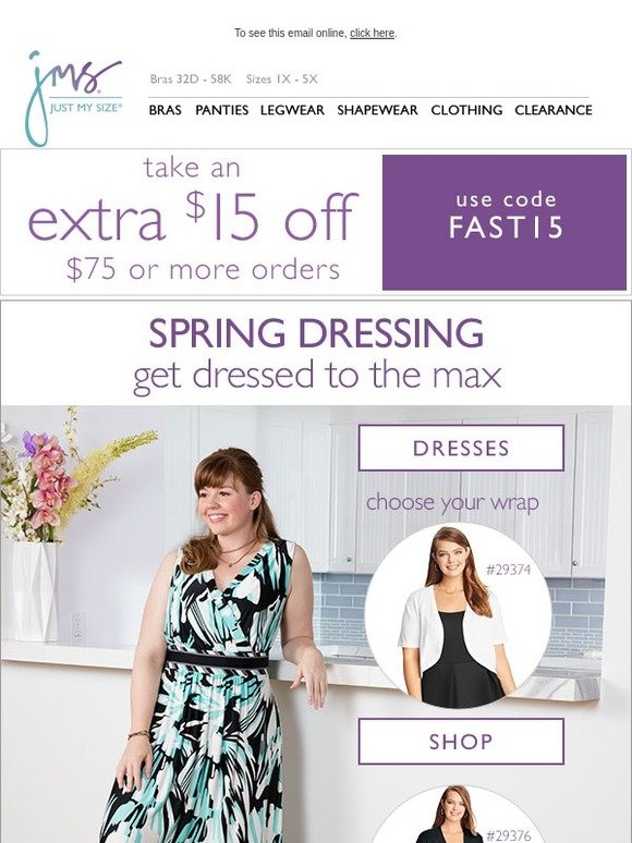 Just My Size: Save on JMS apparel now - up to size 5x | Milled