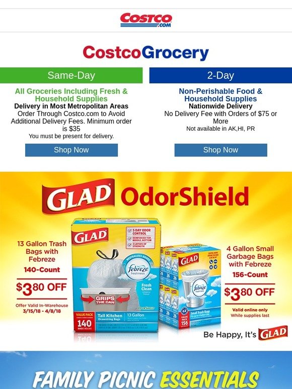 Costco: What’s On Your List? Savings on Household Essentials at Your ...