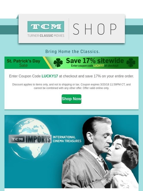 Turner Classic Movies: Presenting TCM Imports PLUS Save an Additional ...