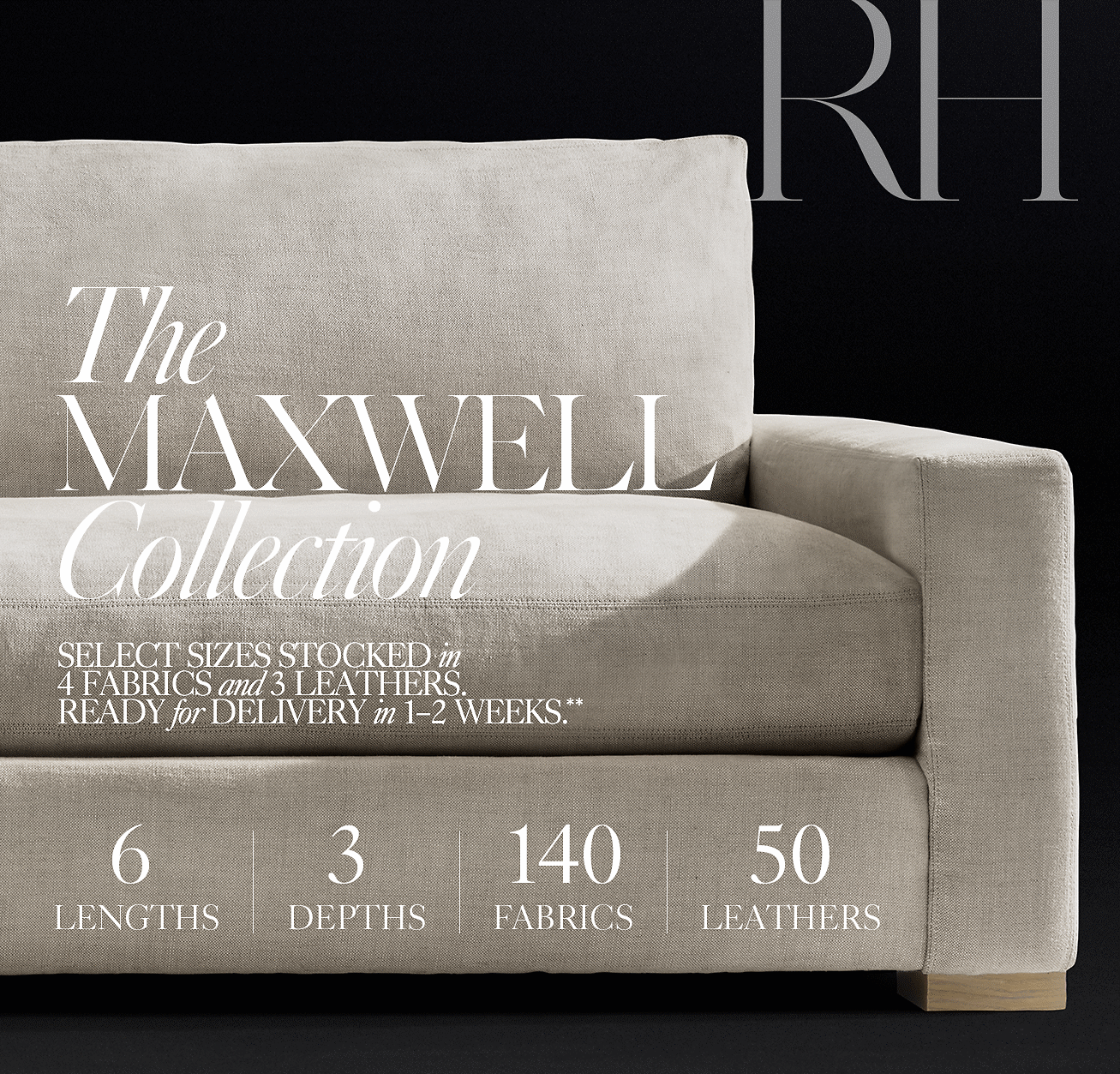 Restoration Hardware: Experience the Maxwell Sofa Collection | Milled