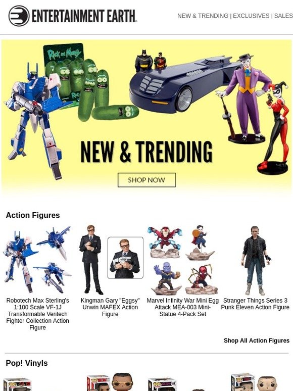 Entertainment Earth: Check out What's New! | Milled