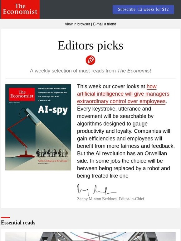 The Economist: Artificial intelligence is set to revolutionise the ...