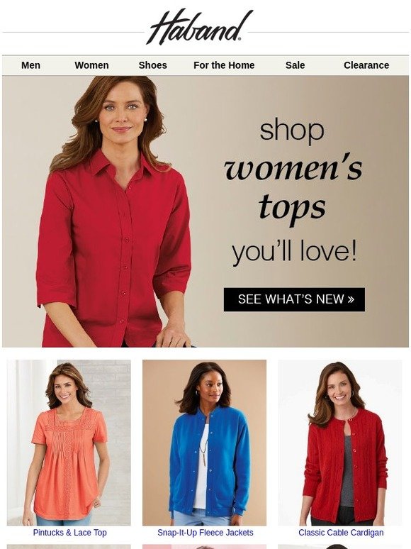 Haband: Just For You: Special Tops Selection! | Milled