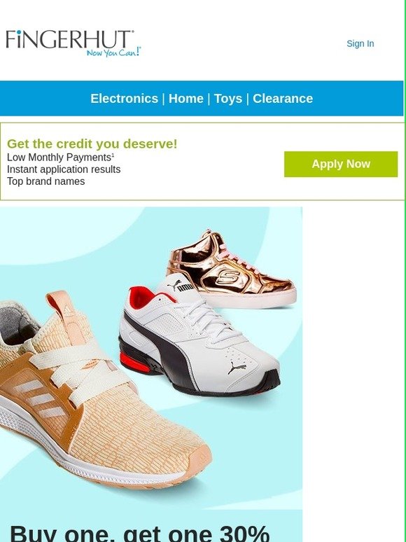 Fingerhut: Fingerhut: BOGO 30% OFF Athletic Shoes! | Milled