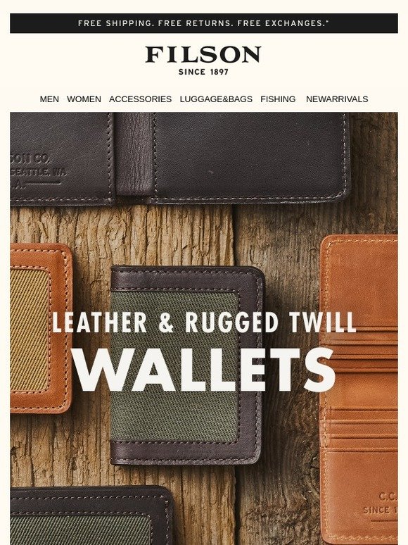 Filson: Filson Wallets & A Special Offering | Milled