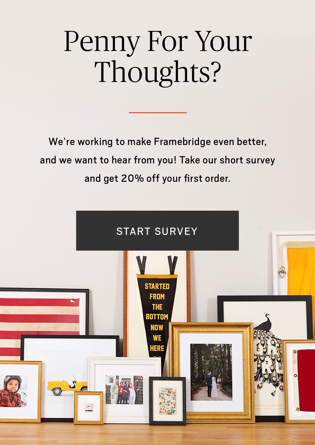 Framebridge: Penny for your thoughts? | Milled