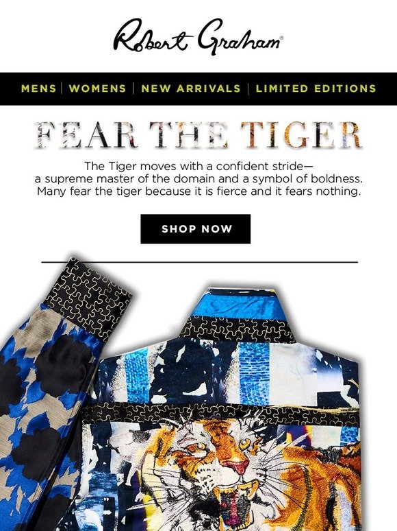 Robert Graham: Fear the Tiger: A NEW Limited Edition | Milled
