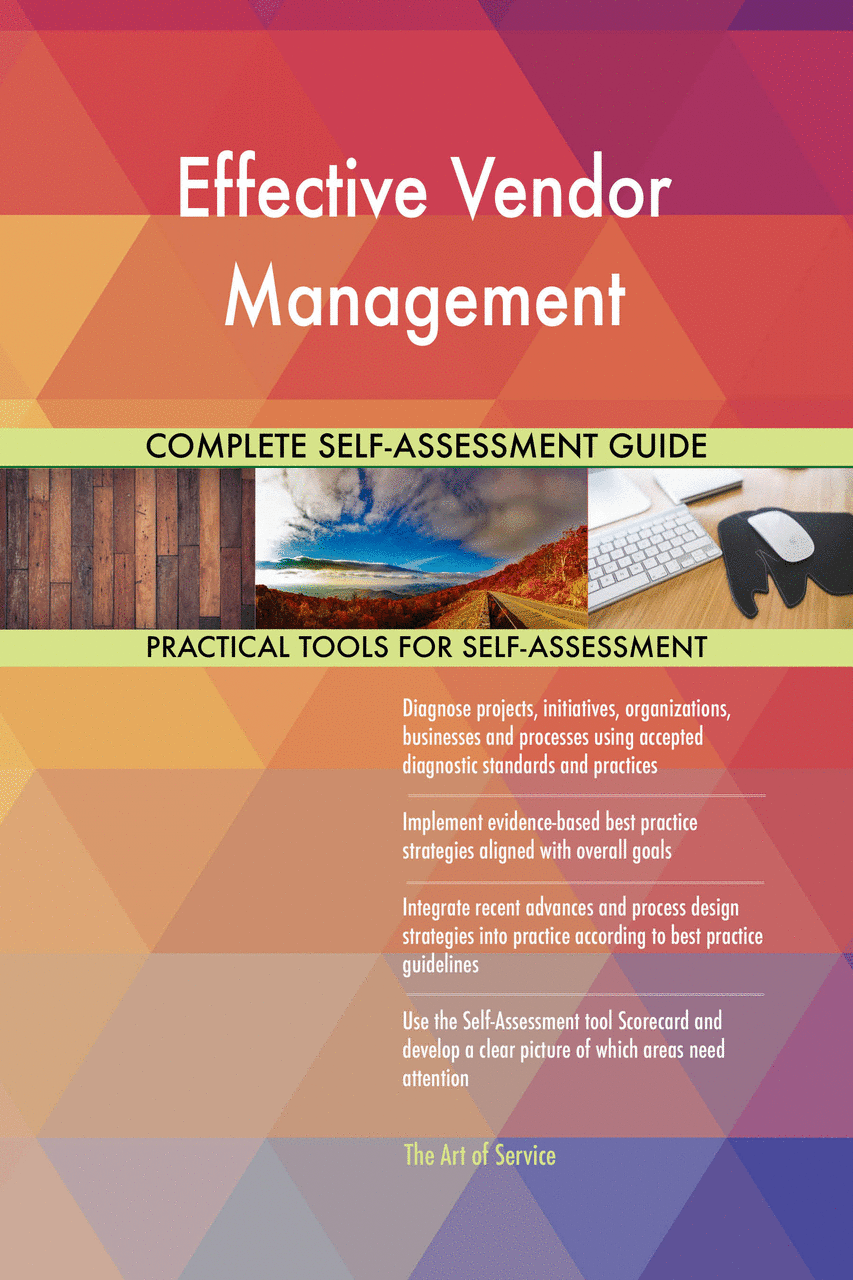 The Art of Service: Effective Vendor Management Standard Requirements ...