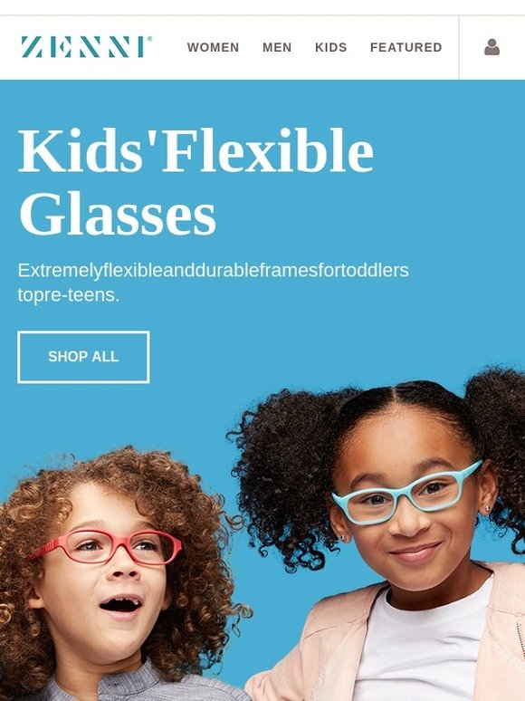 Zenni Optical: Our Most Flexible Kids’ Frames Have Arrived | Milled
