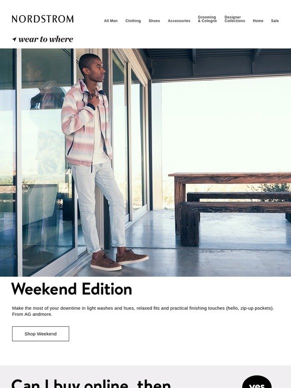 Nordstrom: Weekend-ready jeans, sneakers and lightweight layers | Milled
