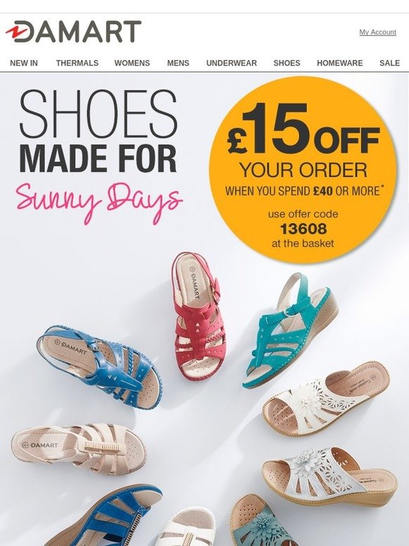 Damart: Shoes made for sunny days | Milled