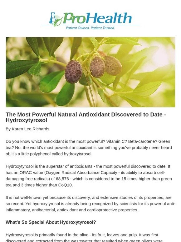 ProHealth: The Most Powerful Natural Antioxidant Discovered to Date ...