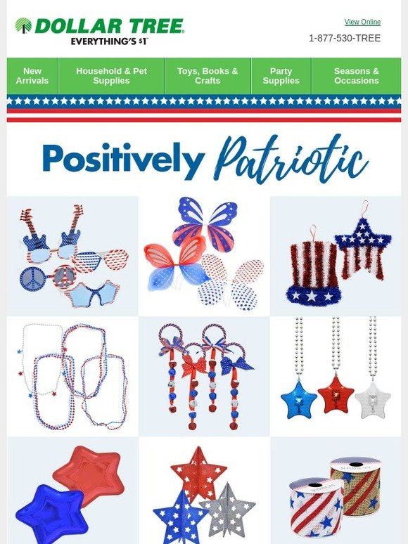 Dollar Tree: Red, White & NEW! | Milled