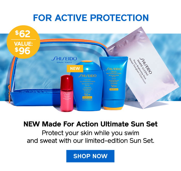 Shiseido: NEW Sun value sets for everyone | Milled