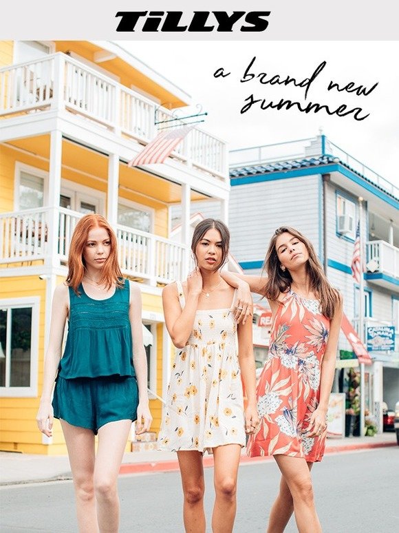 Tilly's: Brand New Summer | Roxy, O'Neill, Billabong | Milled