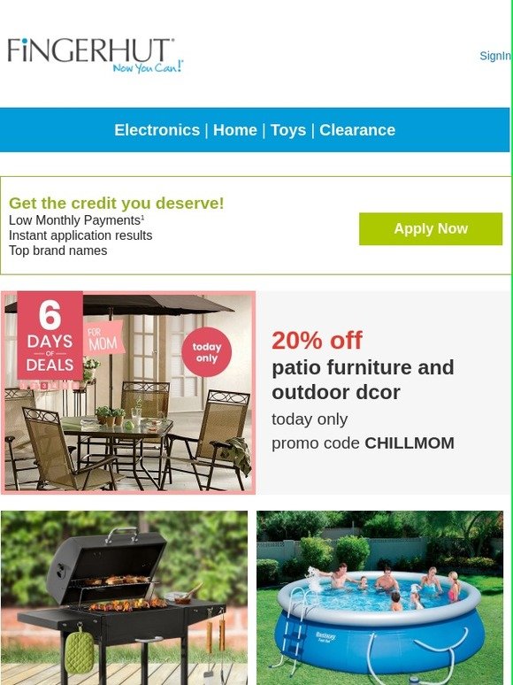 Fingerhut: Fingerhut: Today’s deal – 6 Days of Deals – Give mom a time ...