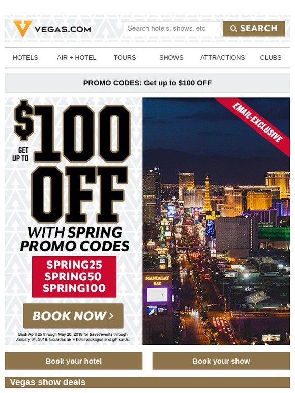 Vegas: Vegas PROMO CODES: Up To $100 OFF | Milled
