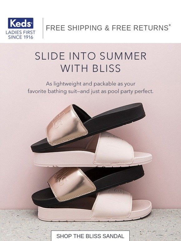 Keds: Introducing summer’s IT sandal: the pool slide | Milled