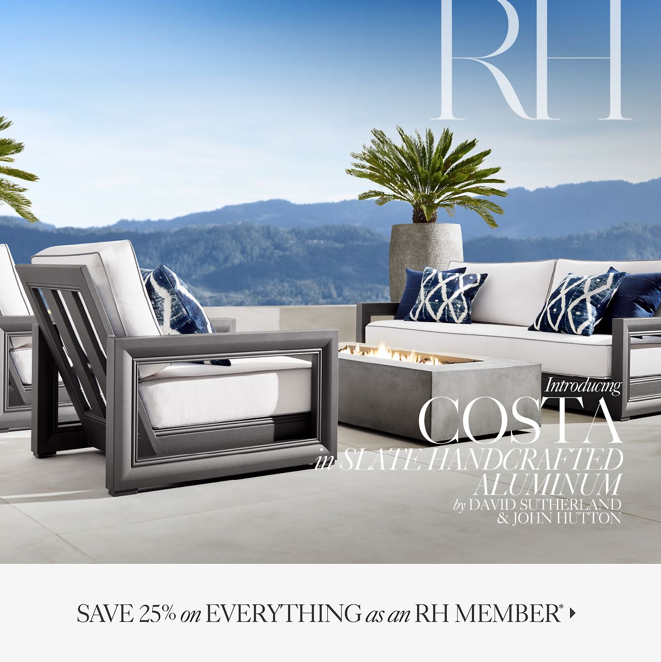 Restoration Hardware: Discover the Costa Outdoor Collection. New in ...