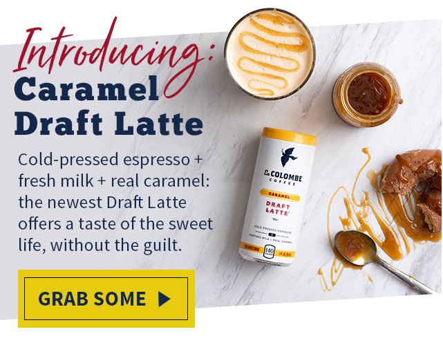 La Colombe Coffee: 📣 Introducing a Sweet Treat: Caramel Draft Latte | Milled