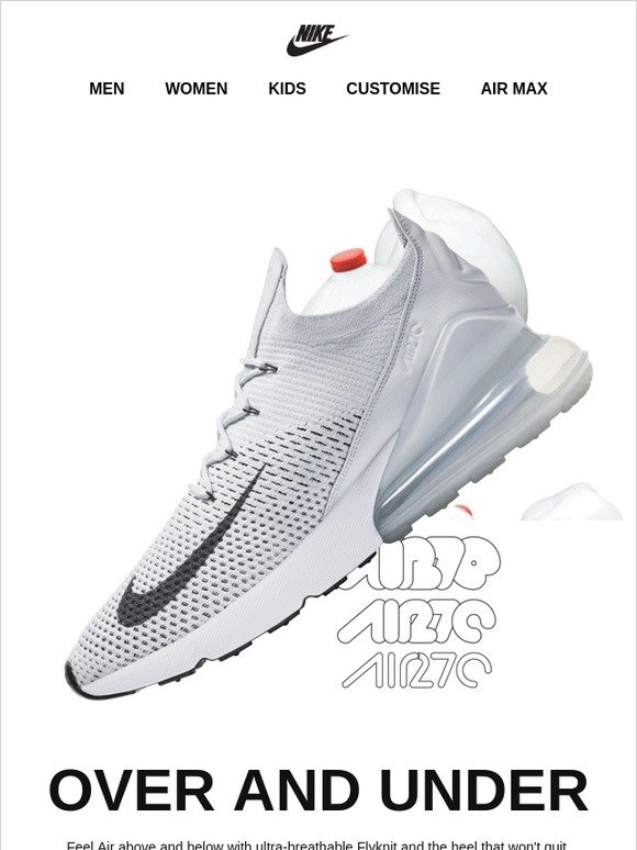 NIKE: New Colours: Air Max 270 Flyknit | Milled