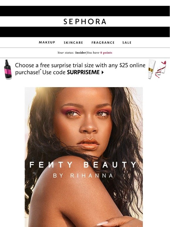 Sephora: *Deep breaths.* New FENTY BEAUTY is here. | Milled