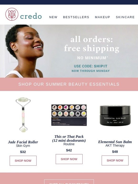 Credo Beauty: Shipping’s on us | Use code: SHIPIT | Milled